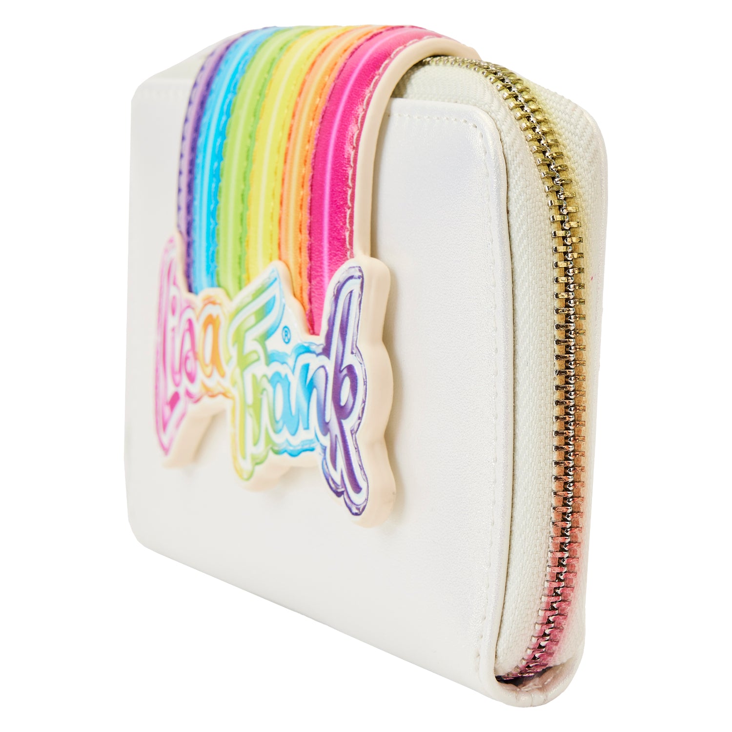 Rainbow Logo Zip Around Wallet – Lisa Frank